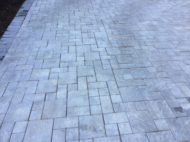 Sloped Drive Re n' Re - Concrete Pavers, North Van, BC (Jointing ...