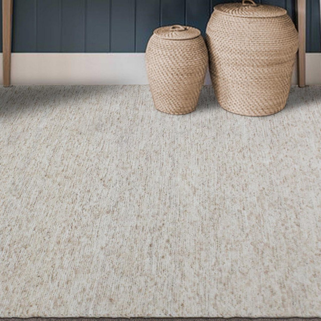 Makula Area Rug, Ivory Jute - Beach Style - Area Rugs - by Lighting New ...