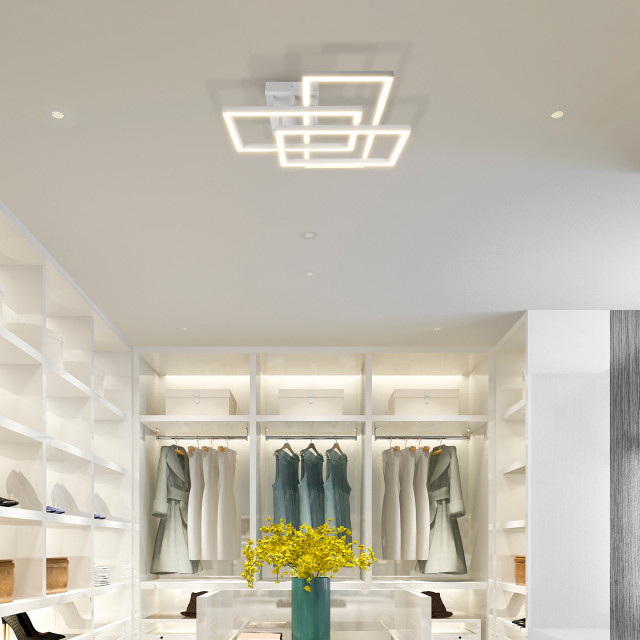 Radium 28" ETL Certified Integrated LED Rectangular Ceiling Light ...