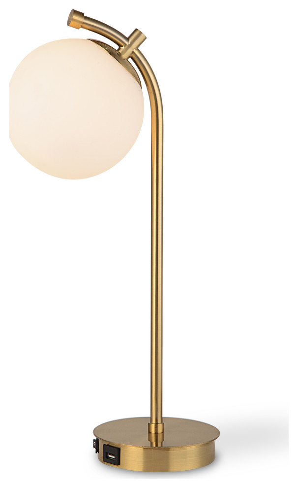 19" Modern Desk Lamp, 6x6x19 - Contemporary - Desk Lamps - by Uttermost ...