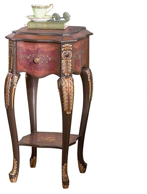 Floral Bouquet Side Table - Victorian - Side Tables And End Tables - by ...