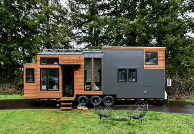 A Families Reprieve Tiny Home on Wheels - Modern - House Exterior ...