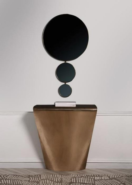 Buckley Console Table Rose Gold - Contemporary - Console Tables - by ...