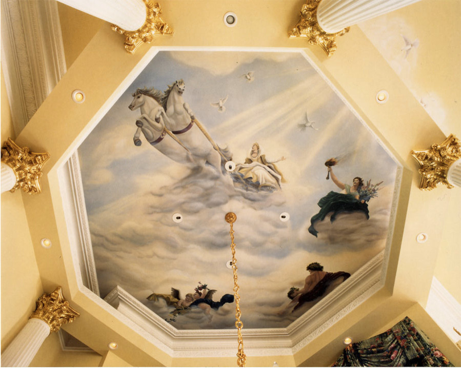 Ceiling Dome Mural - Traditional - Atlanta - by Councill Fine Art, LLC ...