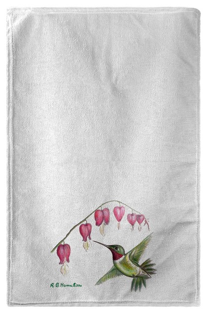 Hummingbird Kitchen Towel - Two Sets of Two (4 Total), 16 inches x 25 ...