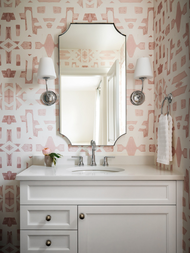 Glenview Family Home - Transitional - Powder Room - Chicago - by London ...