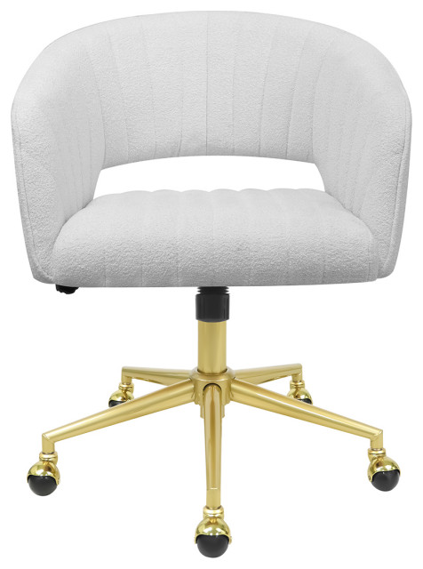 Caitlyn Swivel Vanity Chair - Contemporary - Vanity Stools And Benches ...
