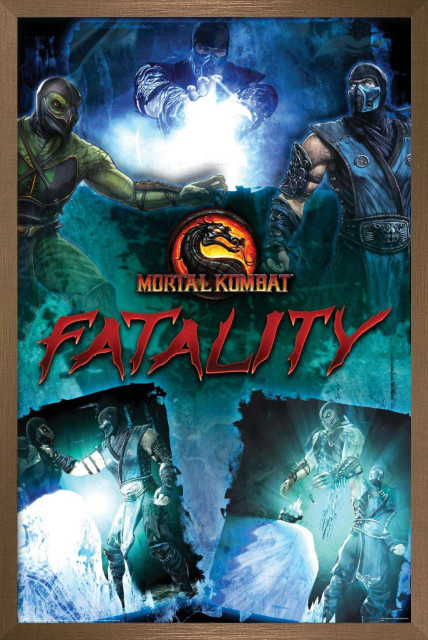Mortal Kombat - Fatality, 22.375" x 34" - Contemporary - Prints And ...