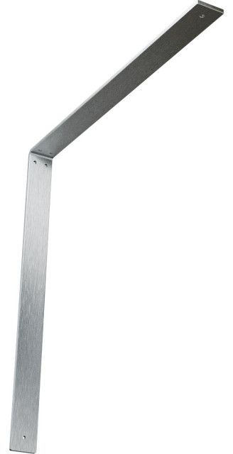 2"x20"x20" Hamilton Steel Bracket, Hammered Black, 2"Wx24"Dx24"H ...
