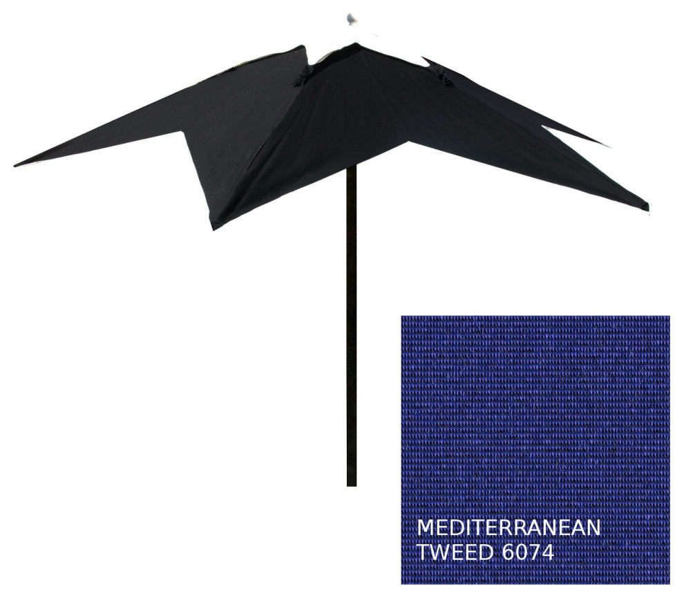 Eclipse 6 Rib .750 11' Star Market Umbrella, Medium Tweed ...