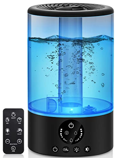 Cool Mist Humidifier, Ultrasonic Humidifiers for Bedroom Baby, 3L Large ...