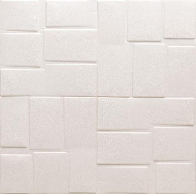 Off White Cream Diamond 3D Wall Panels - Contemporary - Wall Panels ...