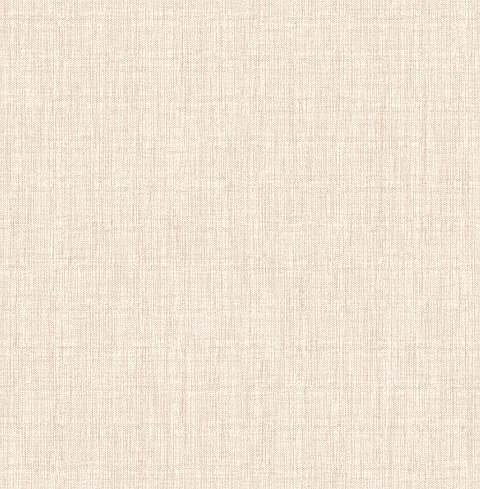 Chiniile Blush Linen Texture Wallpaper Sample - Contemporary ...