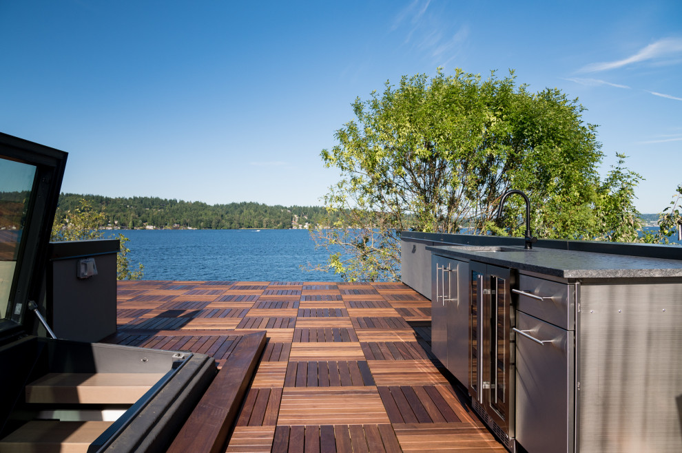 Seattle Contemporary Waterfront - Contemporary - Patio - Phoenix - by ...