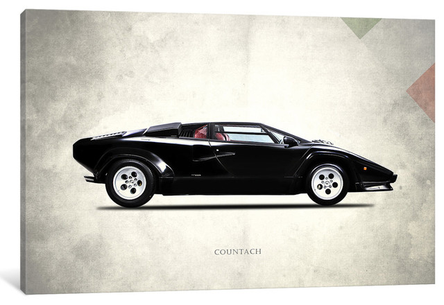 "1982 Lamborghini Countach LP500 S" by Mark Rogan, Canvas Print ...