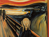 The Scream - Modern - Paintings - by overstockArt | Houzz