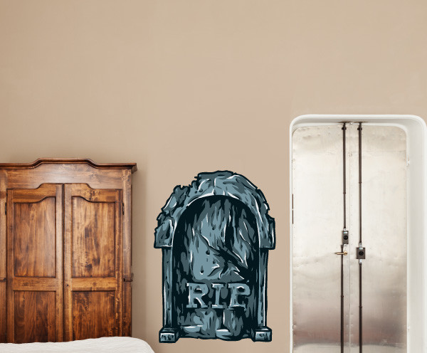 Tombstone Vinyl Wall Decal TombstoneUScolor001, 10 in. - Contemporary ...