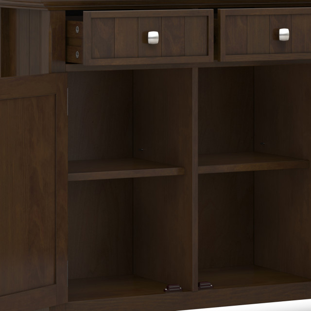 Acadian SOLID WOOD Wide Entryway Storage Cabinet - Craftsman - Storage ...