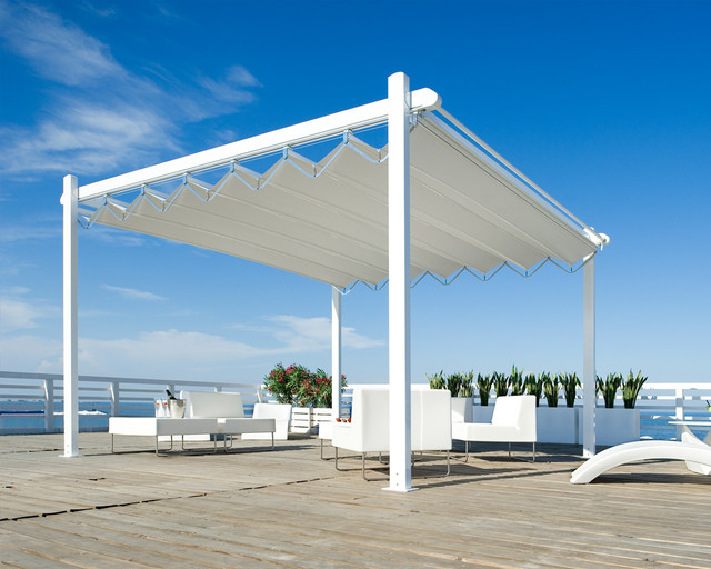 Retractable Fabric Roofs - Modern - Brisbane - by Vanguard Blinds ...