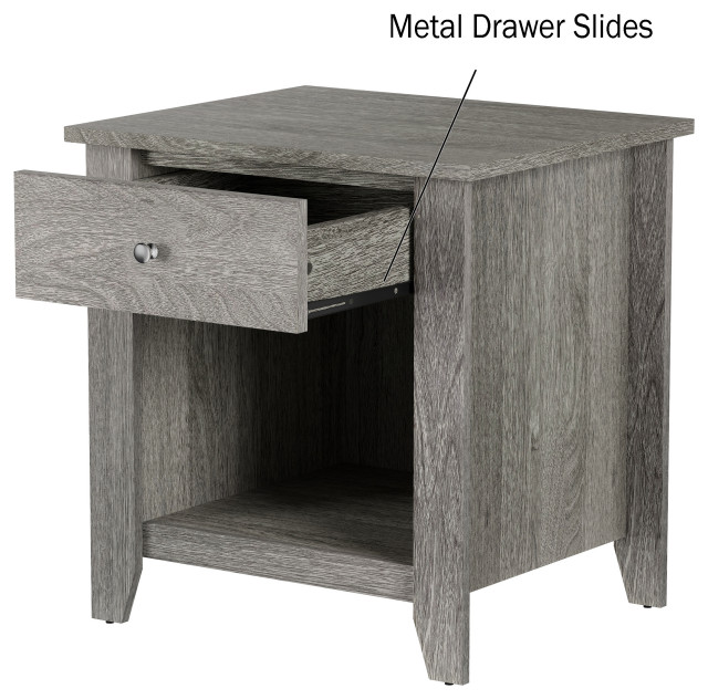 End Table, Drawer - Farmhouse - Side Tables And End Tables - by ...