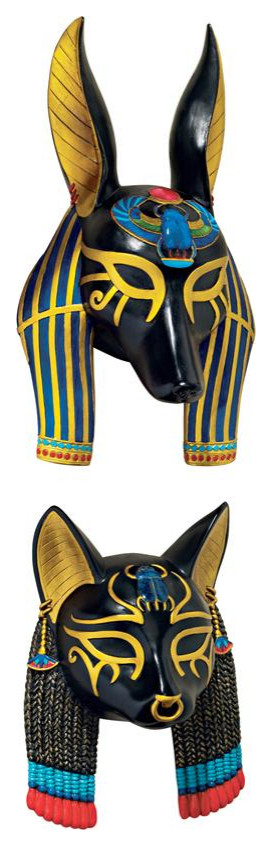 Design Toscano 2-Piece Set Masks Of Ancient Egypt - Mediterranean ...