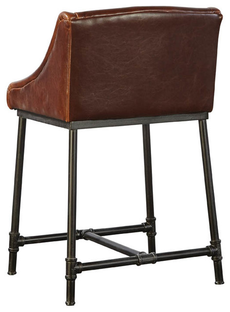 Iron Pipe Counter Stool - Industrial - Bar Stools And Counter Stools ...