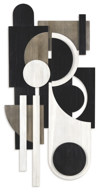 "Luminous Whisper" Hand Made Wood Abstracts Wall Art - Contemporary ...