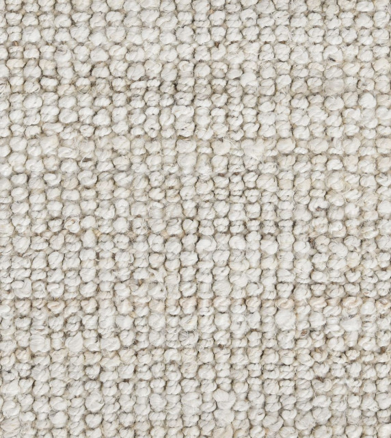 Classic Home Chunky Loop Ivory Rug, 9'x12' - Beach Style - Area Rugs ...