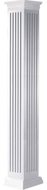 Endura-Craft Craftsman Classic, Square Non-Tapered, Fluted Column, 14 ...