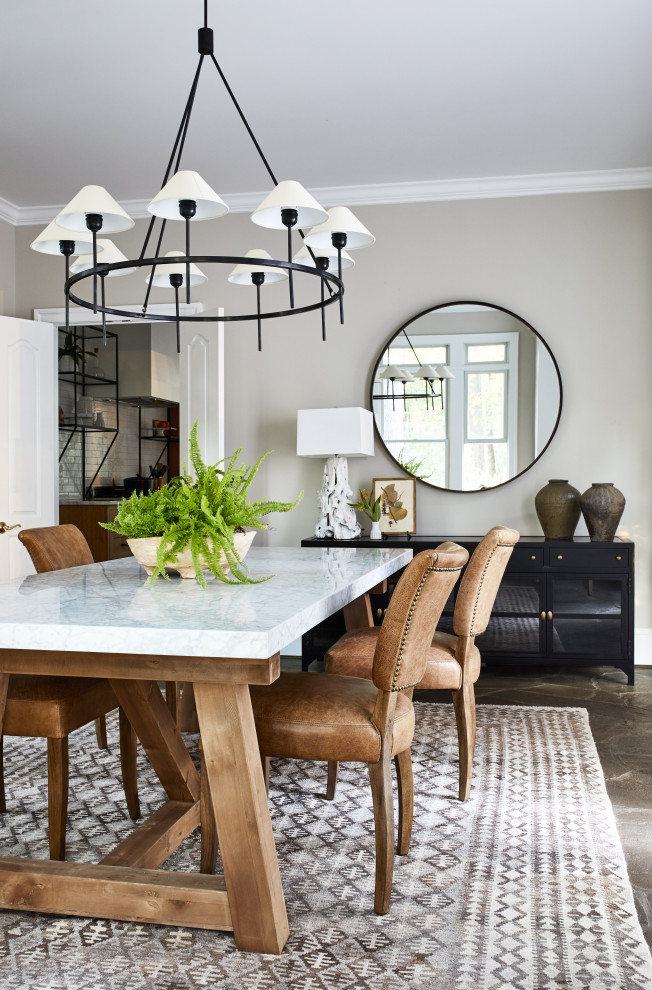 Modern Rustic Home - Dining Room - Austin - by Alison Giese Interiors ...