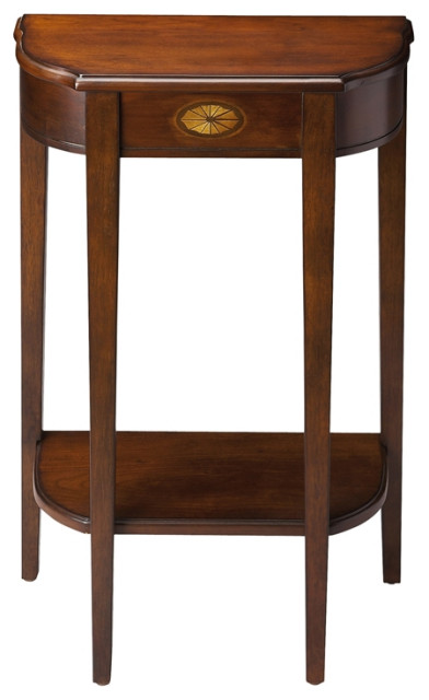 Wendell Cherry Console Table - Transitional - Console Tables - by Bison ...