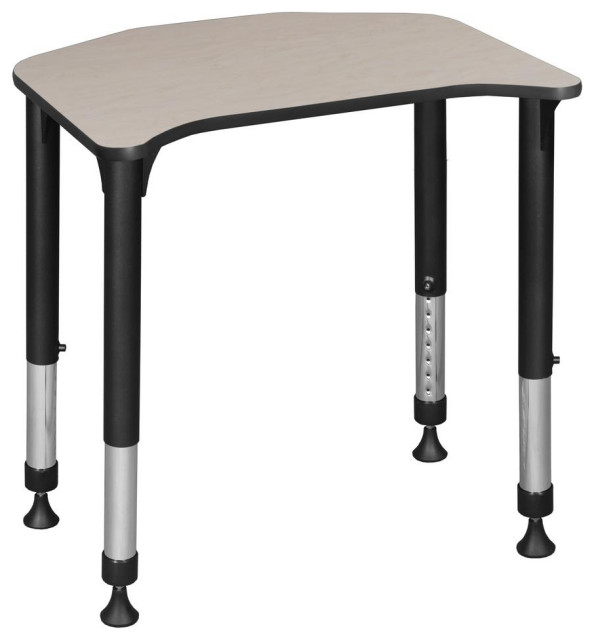 Ferris 26 X 24 Height Adjustable Student Desk- Maple - Contemporary ...