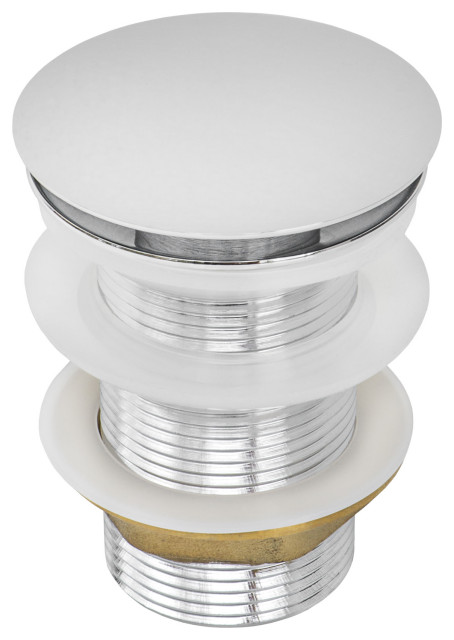 Ruvati RVA5102 Push Style 1-3/4 Pop-Up Drain Assembly - Bathroom Sink ...