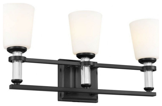 3 Light Bath Bracket In Traditional Style-11.5 Inches Tall and 23.75 ...