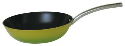 Le Chef Enamel Cast Iron Nonstick Fry Pan 12", Palm - Contemporary ...