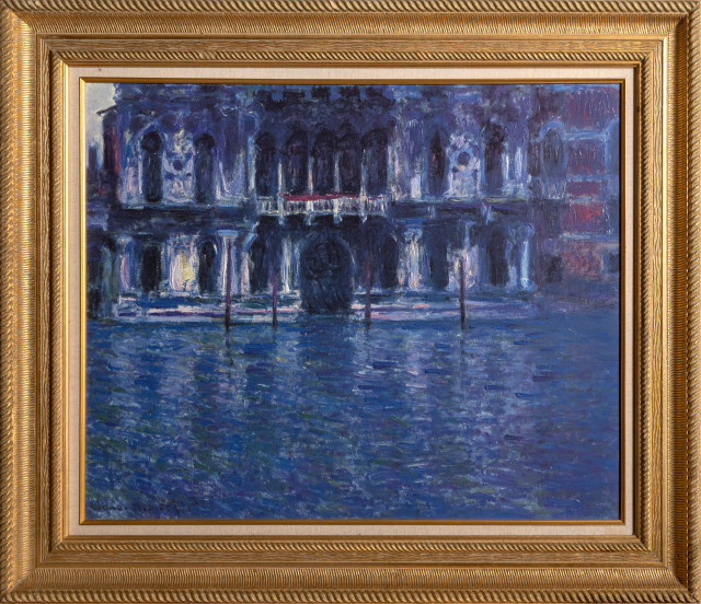 The Palazzo Contarini, Claude Monet, 28.5x23.5 - Traditional - Fine Art ...