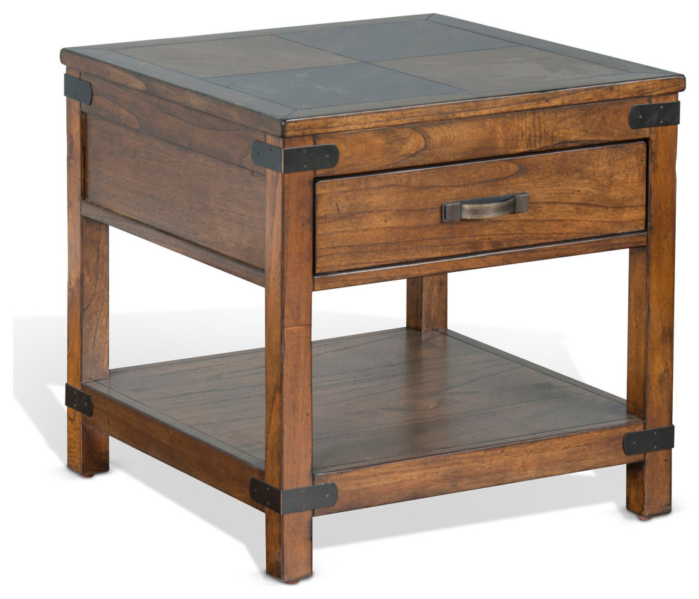 Safari End Table - Transitional - Side Tables And End Tables - by Sunny ...