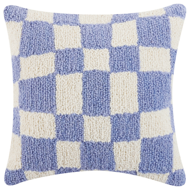 Disco Checker Hook Pillow - Farmhouse - Decorative Pillows - by Peking ...
