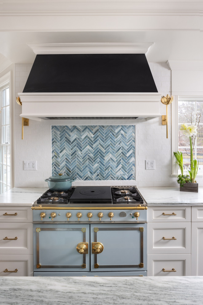 Fireside Gourmet Kitchen - Traditional - Kitchen - Boston - by ...