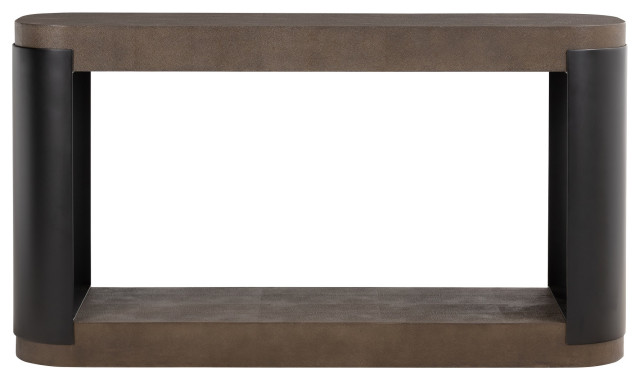 Zurich Console Table, Mocha Shagreen - Contemporary - Console Tables ...