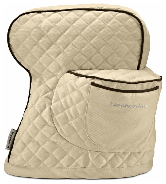 KitchenAid KSMCT1KB Khaki 100% Cotton Fitted Stand Mixer Cover ...
