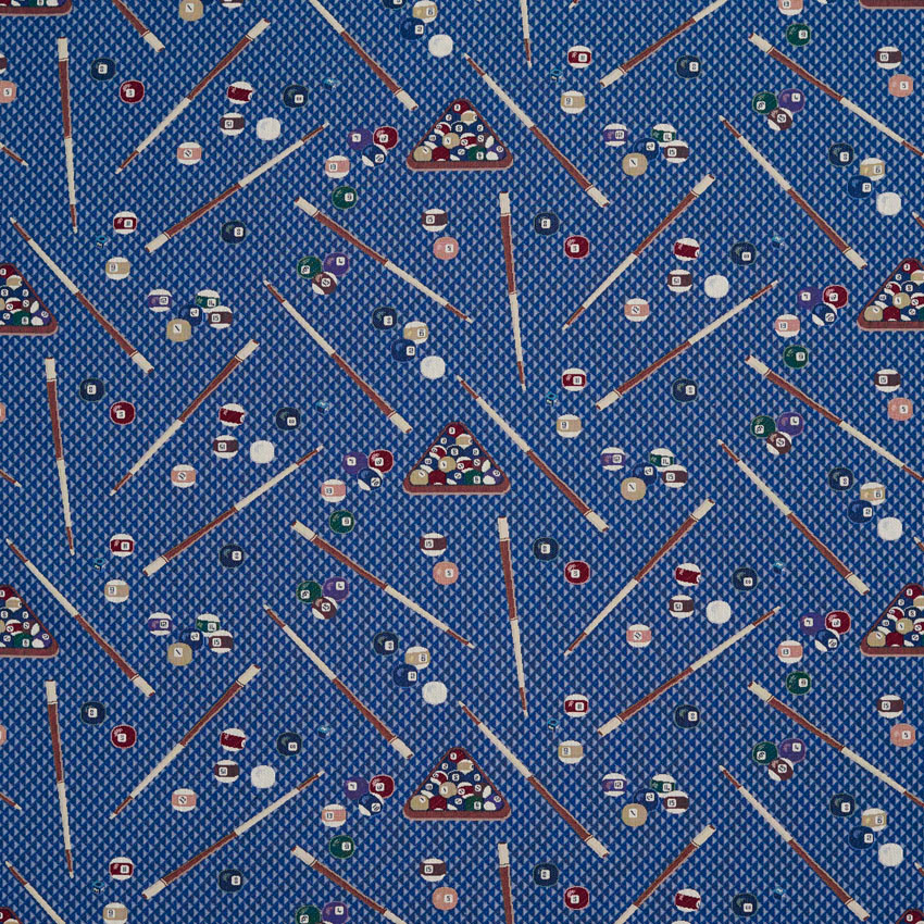 Billiards Pool Table Woven Novelty Upholstery Fabric By The Yard, By ...