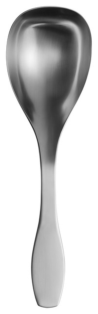 iittala Collective Tools Serving Spoon Large, Brushed Stainless Steel ...
