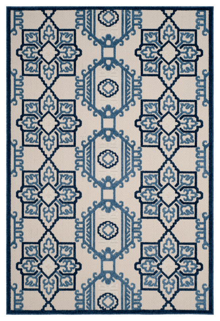 Safavieh Cottage Collection COT923 Indoor-Outdoor Rug, 4'x6 ...