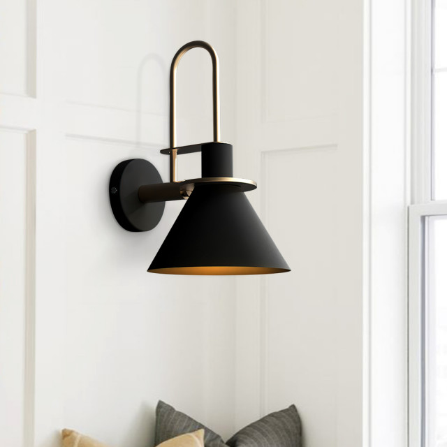 Contemporary 1-Light Cone Wall Sconce - Transitional - Wall Sconces ...