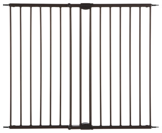 North States Easy Swing and Lock Wall Mounted Pet Gate, Bronze, 28"-48 ...