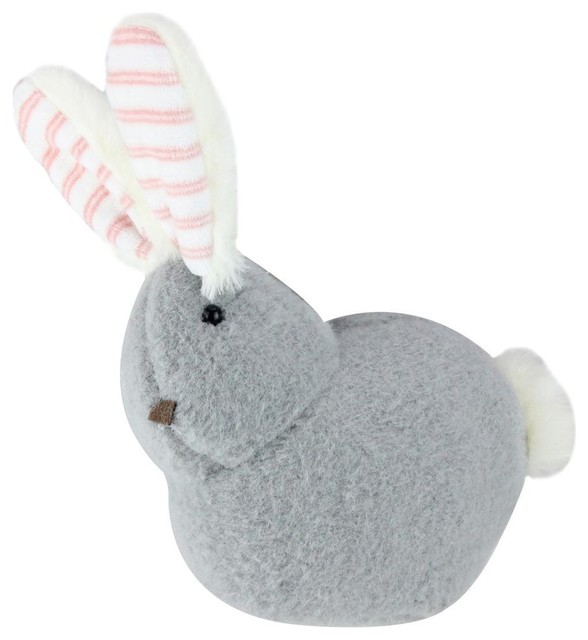 9" Plush Tawny Rabbit Easter Spring Figure - Contemporary - Holiday ...