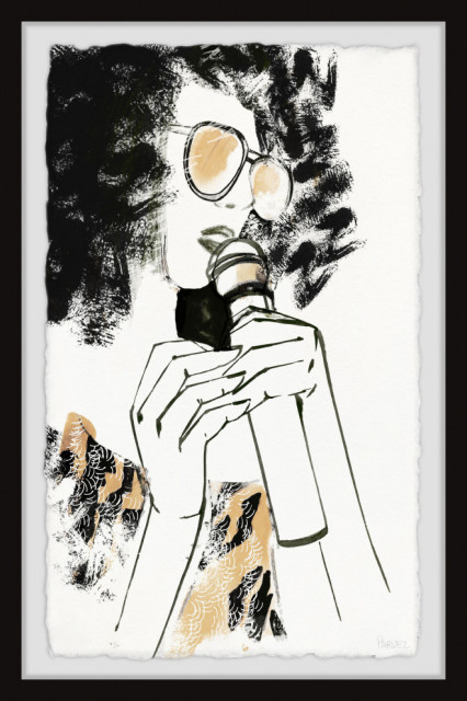 "Solo Concert" Framed Painting Print, 24x36 - Contemporary - Prints And ...
