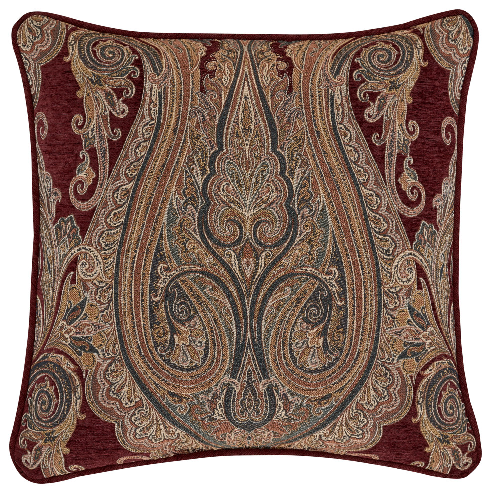 Georgia 20" Square Decorative Throw Pillow - Traditional - Decorative ...