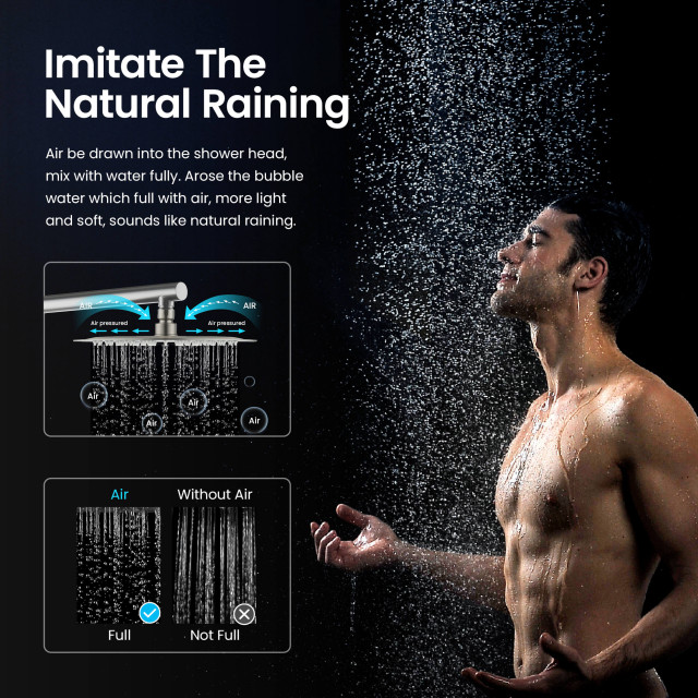 Circular Pressure 2-Function Shower System, Rough-In Valve ...